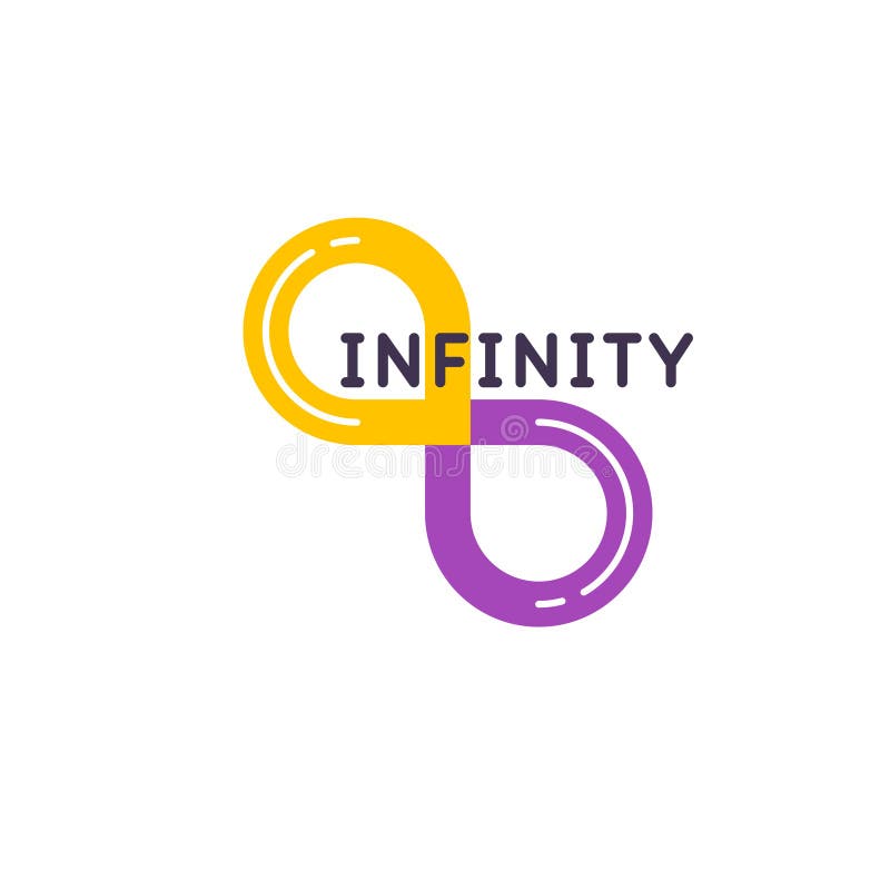 The Illustration Shows the Infinity Trio Sign. Modern Graphics. Stock ...