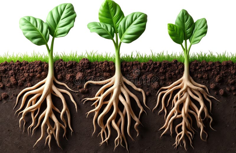 Visible Root Systems Stock Illustrations – 163 Visible Root Systems ...