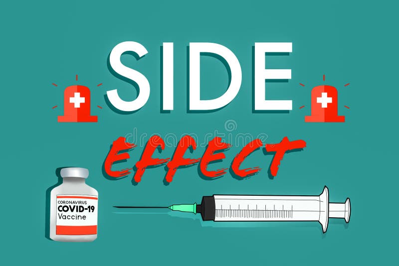Illustration of Side Effects after Covid-19 Injection Stock Image ...