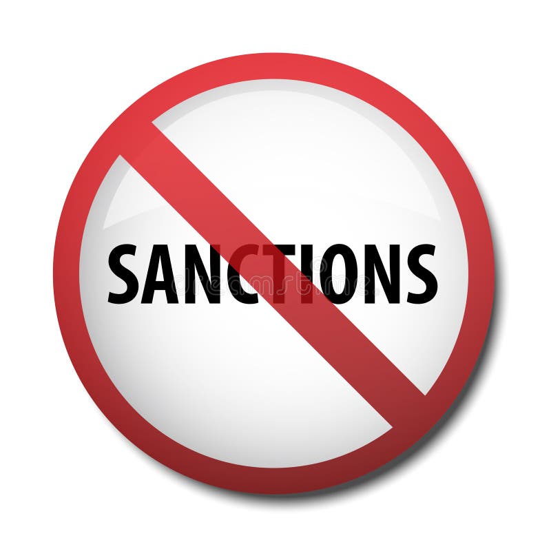 Economic sanctions sign stock illustration. Illustration of sanction ... Economic sanctions sign stock illustration. Illustration of sanction ...