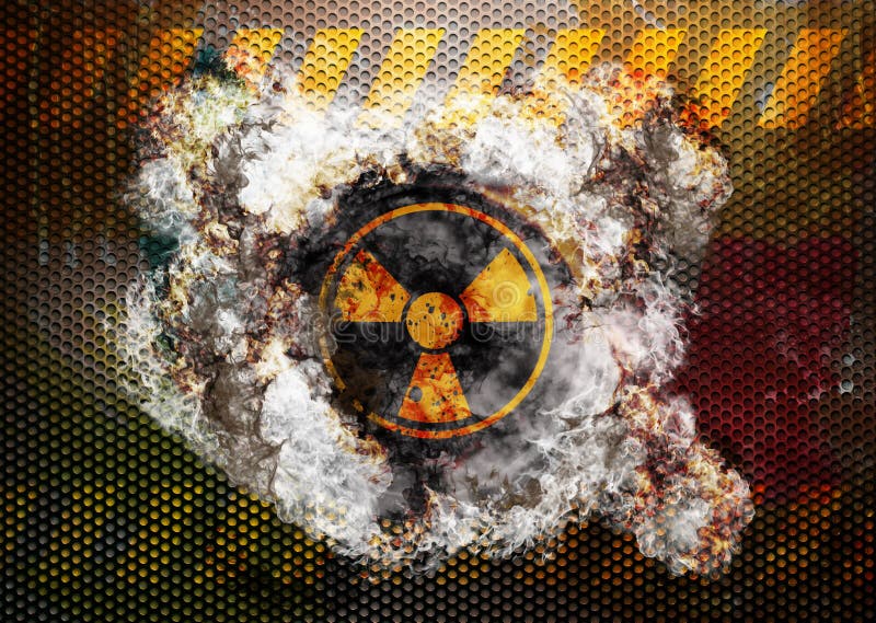 Illustration of a Sign for Radioactivity Stock Illustration ...