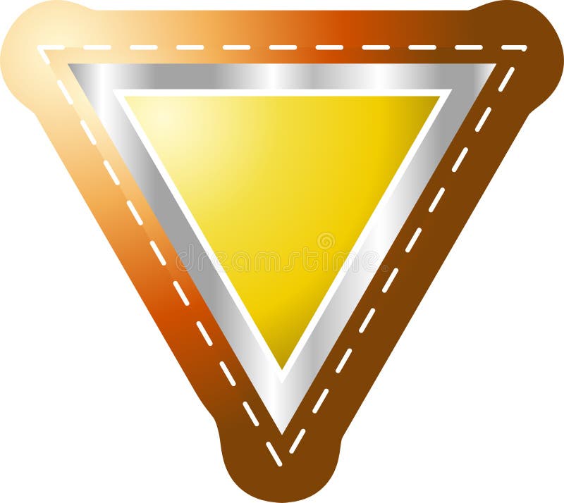 Colorful Gradation Simple Emblem Mark Stock Vector - Illustration of ...