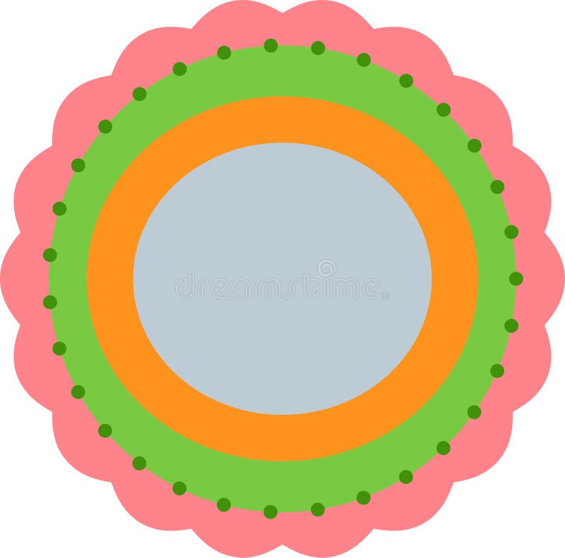 Colorful Simple Emblem Mark Stock Vector - Illustration of sign, vector ...