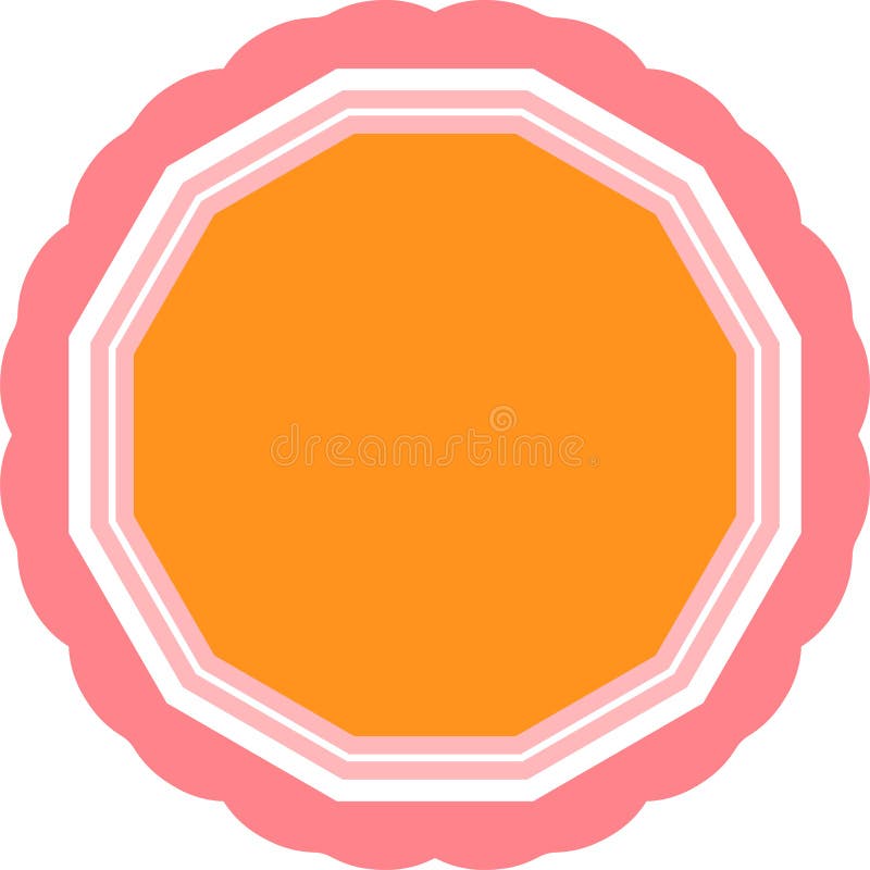 Colorful Simple Emblem Mark Stock Vector - Illustration of sign ...