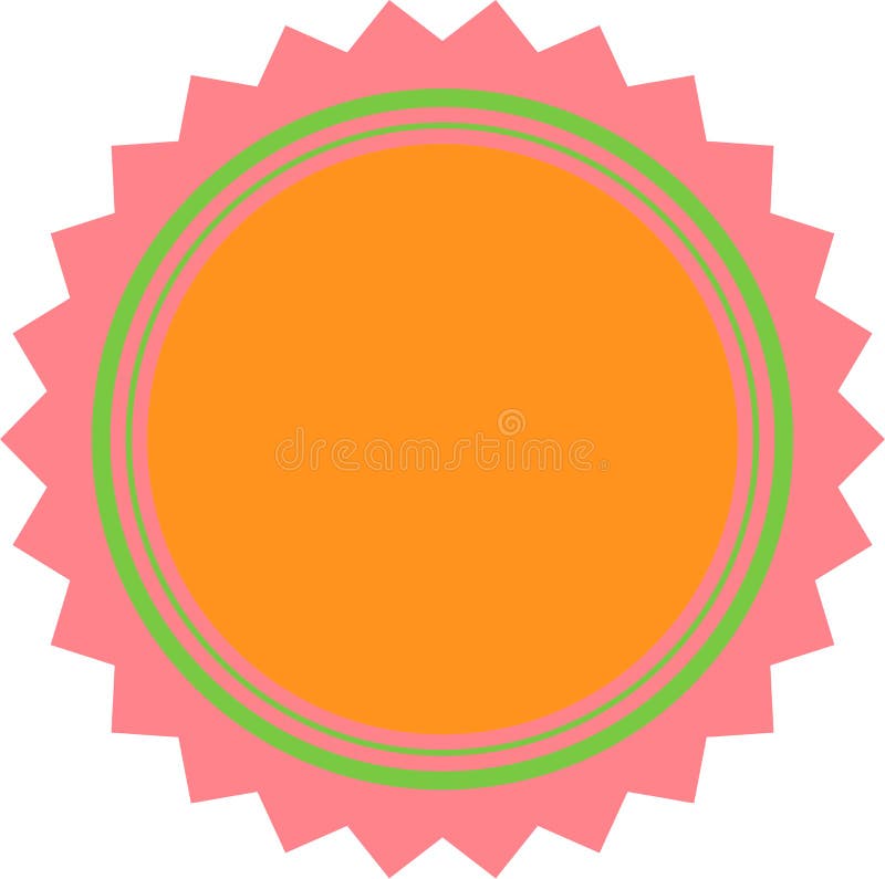 Colorful Simple Emblem Mark Stock Vector - Illustration of vector, mark ...