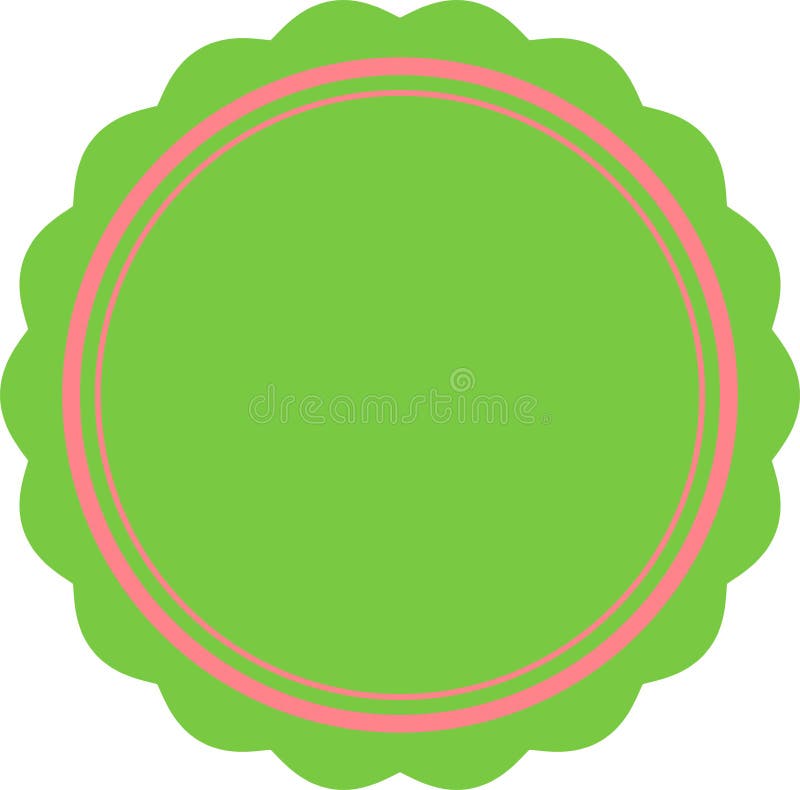 Colorful Simple Emblem Mark Stock Vector - Illustration of award ...