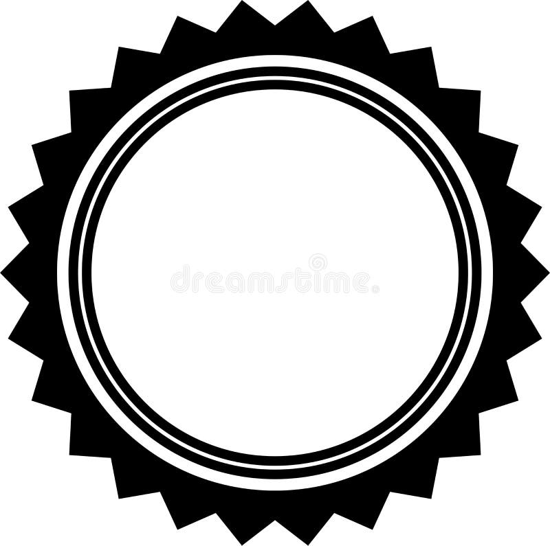 Monochrome Simple Emblem Mark Stock Vector - Illustration of vector ...