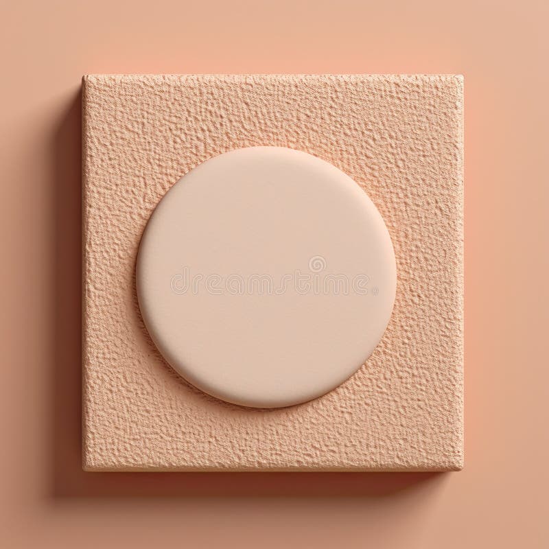 Illustration of Simple Minimalist Texture Art Featuring Beige Shapes ...