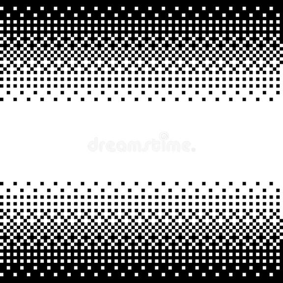 Illustration of Simple Pixel Art, Gradation from Black To Transparent ...