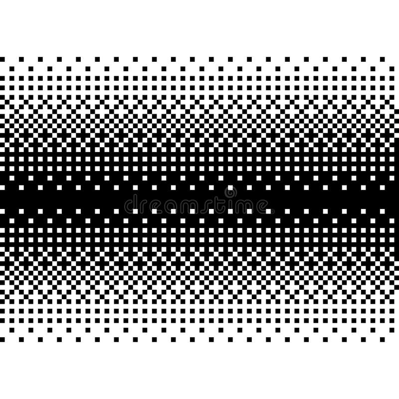 Illustration of Simple Pixel Art, Gradation from Black To Transparent ...