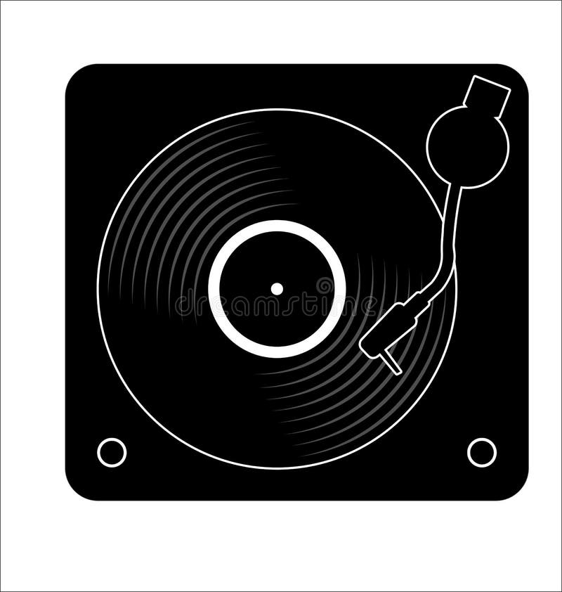 Illustration Simple Plate De Vecteur De Concept De Disque De Disque ...