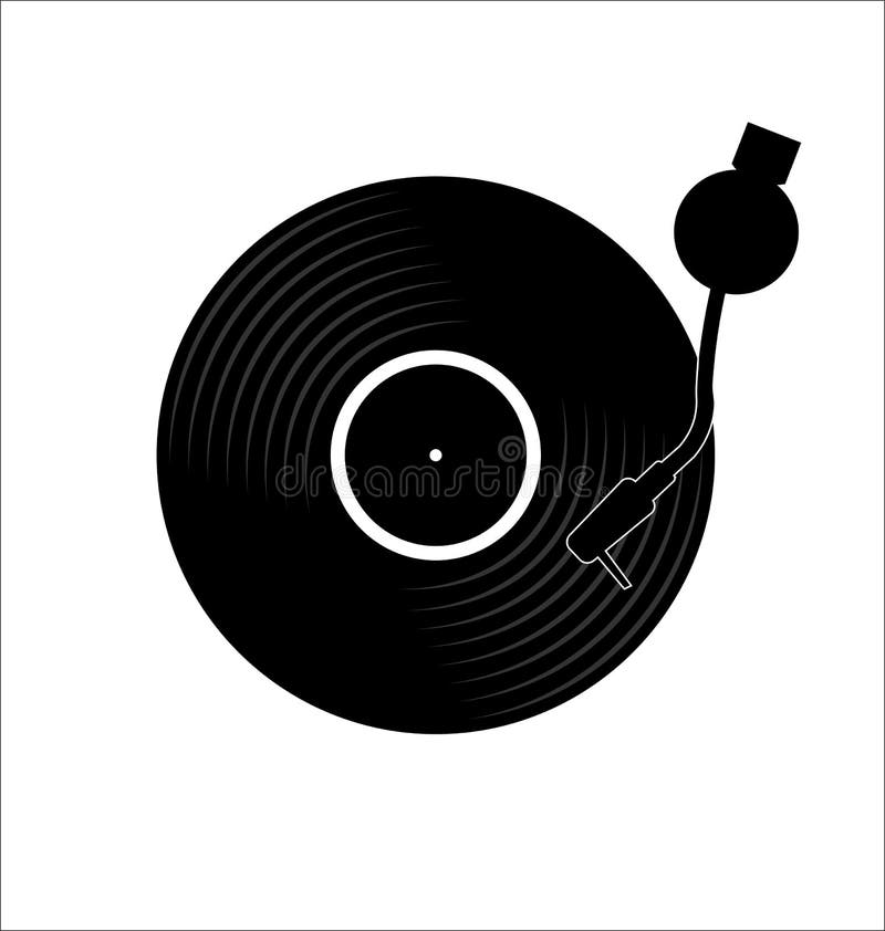 Illustration Simple Plate De Vecteur De Concept De Disque De Disque ...