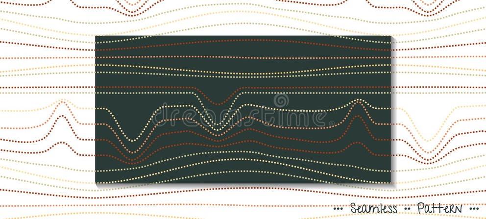 Illustration Simple Wave Line Pattern and Geometric Shape. Abstract ...
