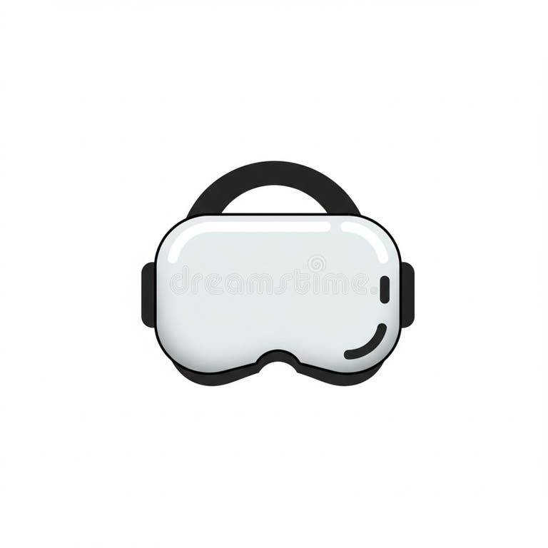 Illustration of a Simplified Virtual Reality Headset. the Design ...