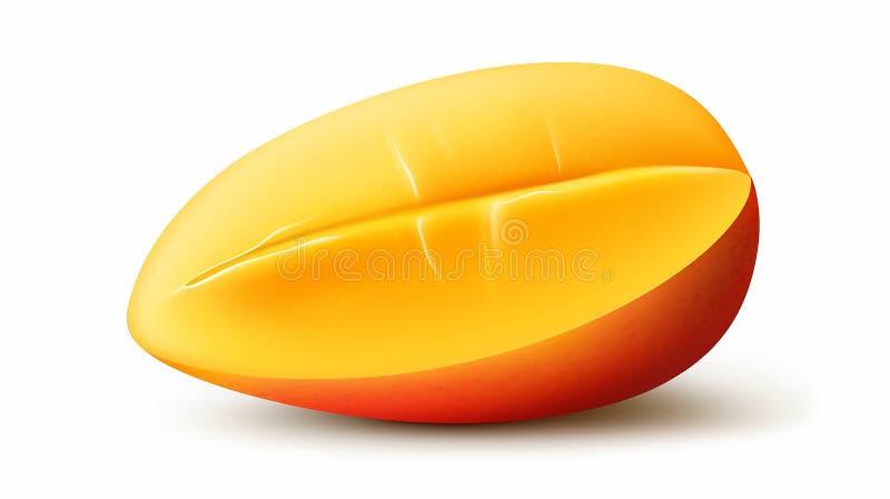 A slice Mango vector stock illustration. Illustration of collection ...