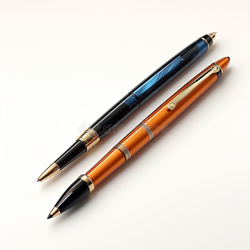 Illustration of Single Pen 2D Image Colorfull 4k , Generative Ai Stock ...