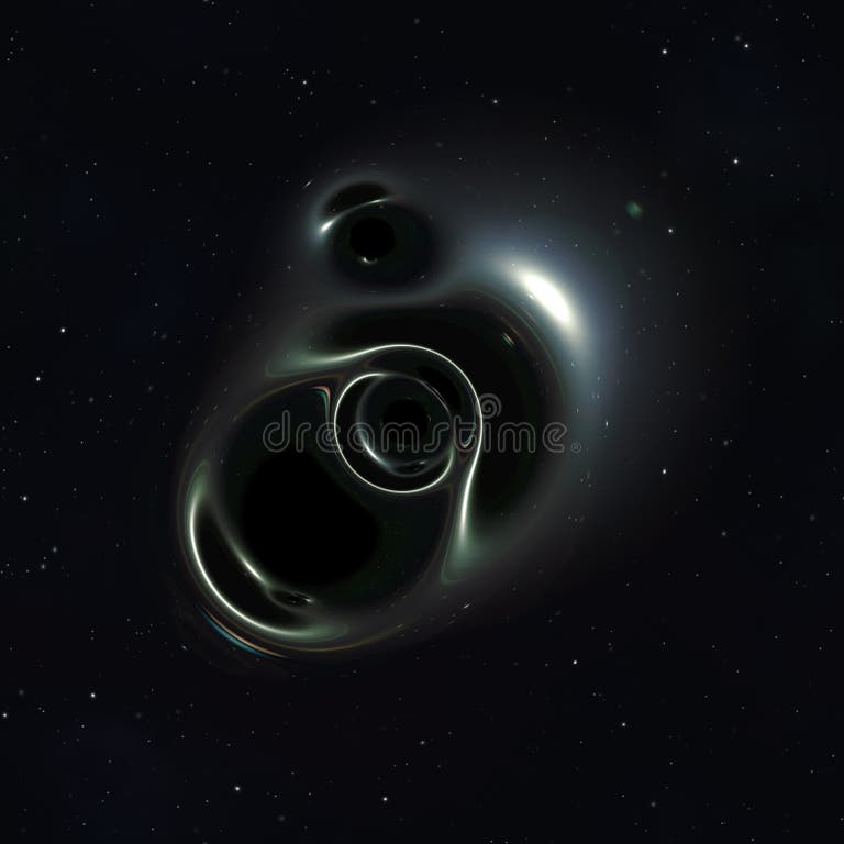 Singularity in space stock illustration. Illustration of hole - 193314835
