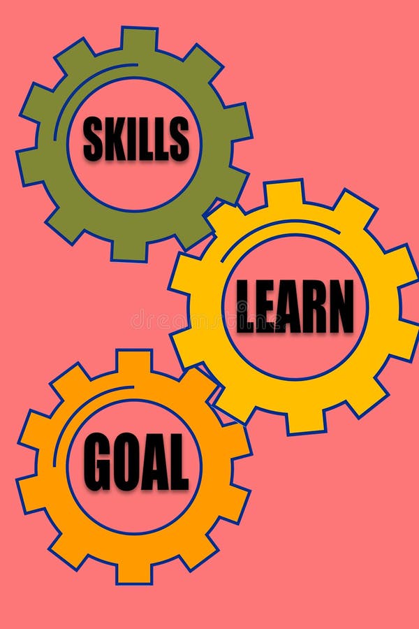 Illustration of Skill Development and Goal Achievement Stock ...