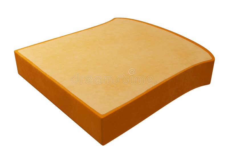 Sliced Bread Paint 3d Rendering. Stock Image - Illustration of breakfast, bread: 277134969