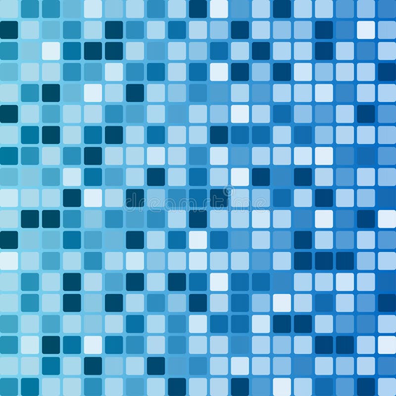 Illustration of Small Blue Square Tiles - Cool for Wallpapers Stock ...