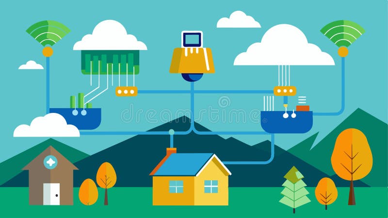 An Illustration of a Smart Irrigation Network Connecting Multiple Farms ...