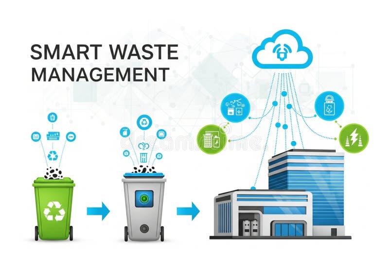 Green Waste Recycling Technologies Stock Illustrations – 648 Green ...