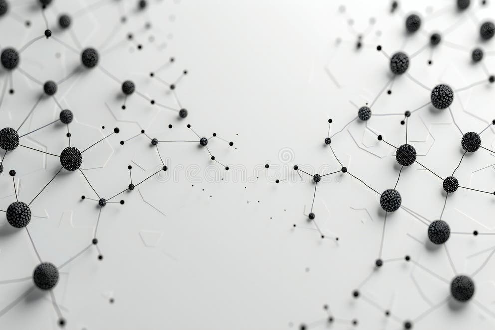 Snapshot a White Background with Simple Hexagon Patterns on the Left ...