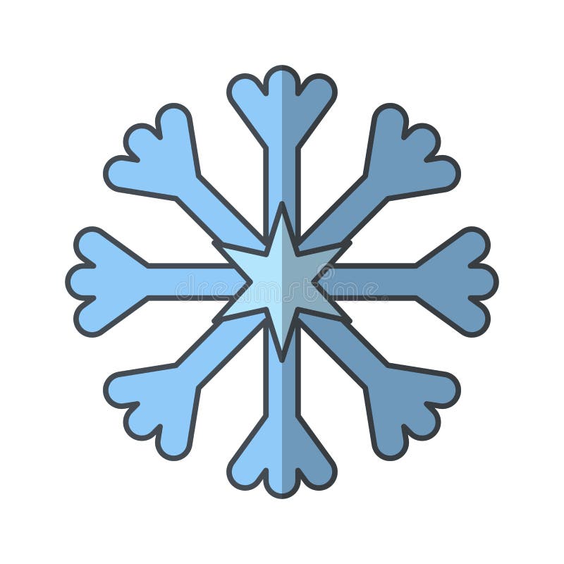 Illustration Snow Flake Icon for Personal and Commercial Use.. Stock ...