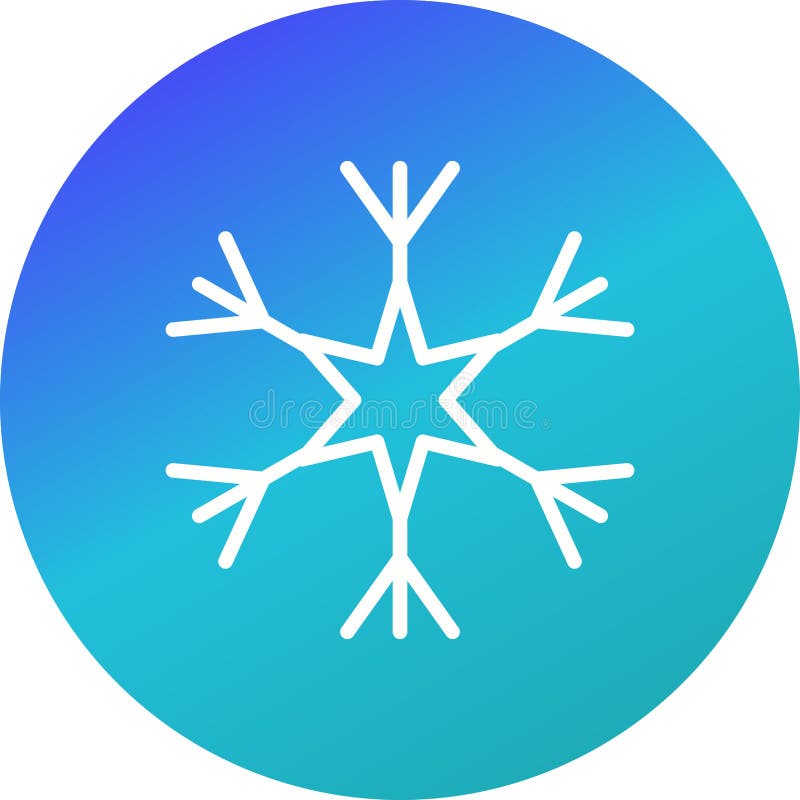 Illustration Snow Flake Icon for Personal and Commercial Use.. Stock ...