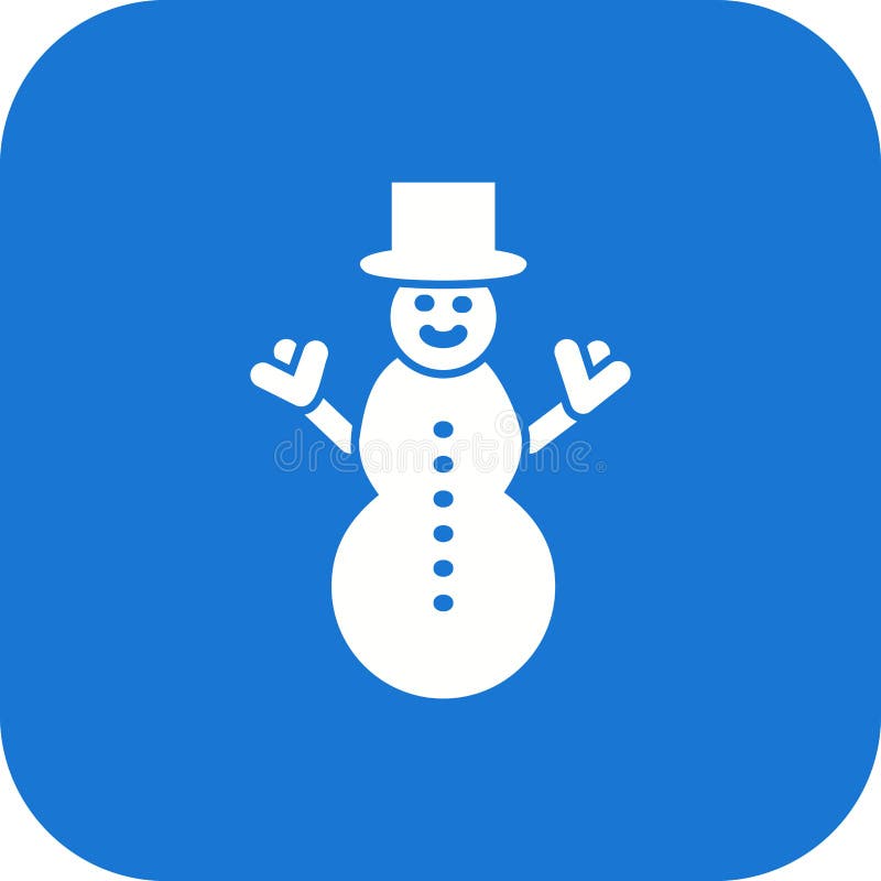Illustration Snowman Icon for Personal and Commercial Use. Stock ...