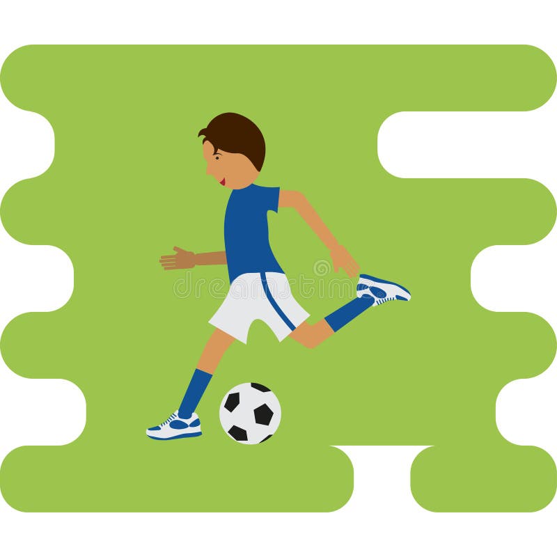 Illustration of Soccer Player Stock Vector - Illustration of match ...
