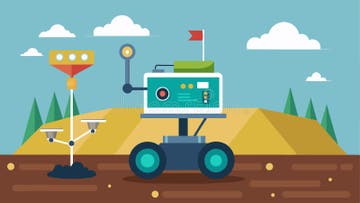 An Illustration of a Soil Sampling Robot with a Builtin GPS System ...
