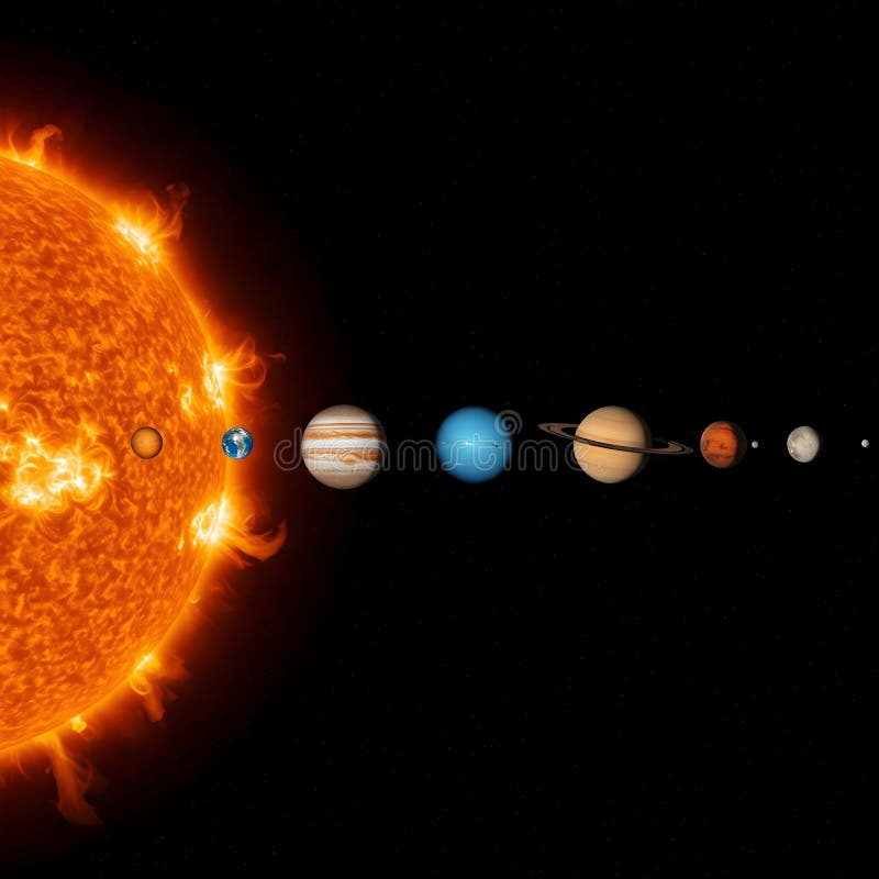 Solar System Planets Alignment Sun Stock Photos - Free & Royalty-Free ...