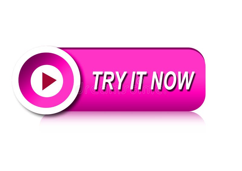 Illustration of Solution Try it Now Symbol with Colourful Design Stock ...