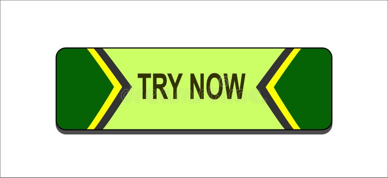 Illustration of Solution Try Now Symbol with Web Button Design Stock ...