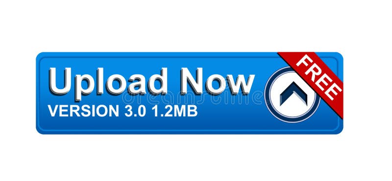 Illustration of Solution Upload Now Button with Colourful Design Stock ...