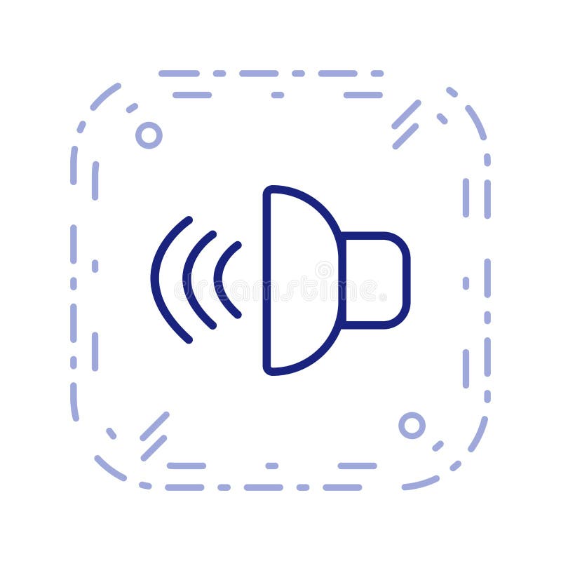Illustration Sound Icon stock illustration. Illustration of design ...