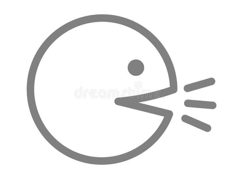 Illustration of Speaking Icon (talking Face Mark) Stock Vector ...