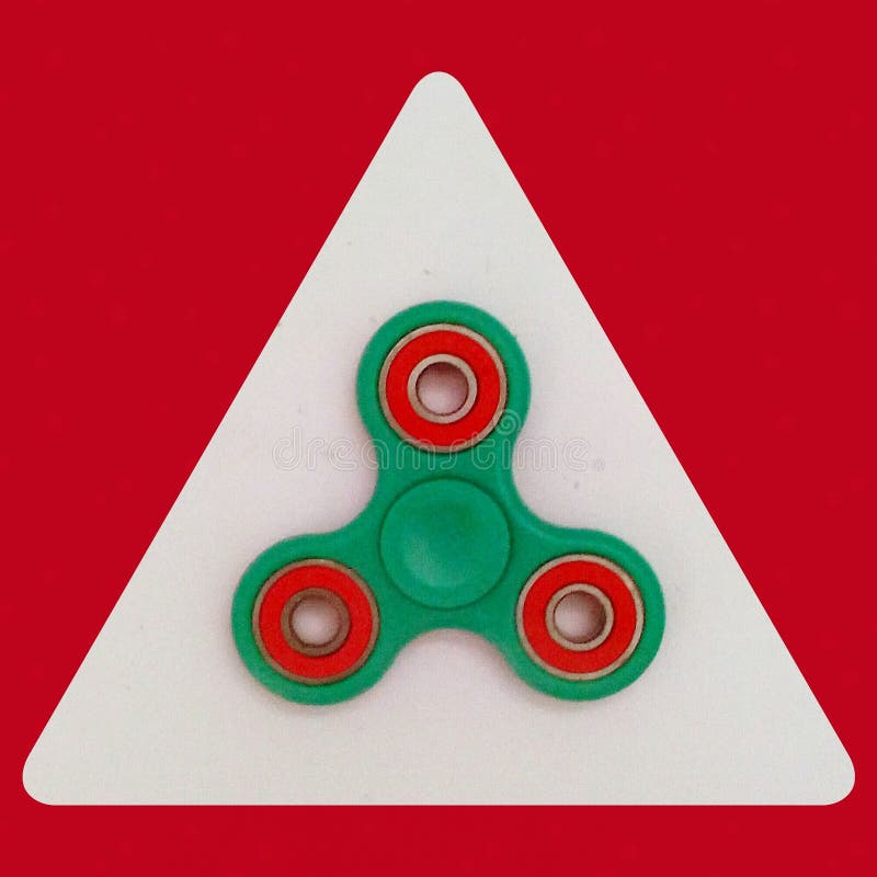 Illustration with Spinner Toy Stock Photo - Image of white, frame ...