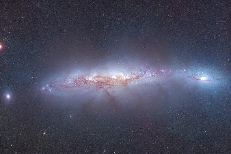 Illustration of Spiral Galaxy. Created with Generative AI Technology ...