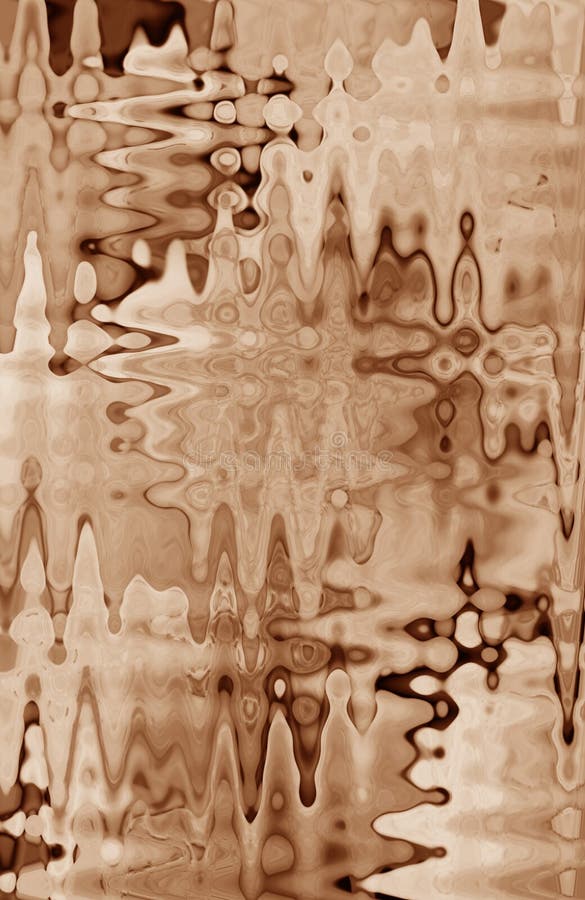 Spreading Water Texture on Glass Surface in Gradient Brown Stock Illustration - Illustration of ...