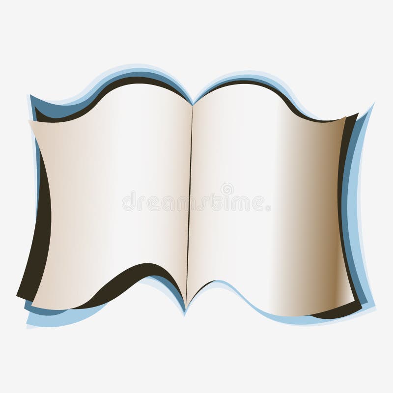 Open Book, Reading, Literature. Design Element of Books, Notebooks ...