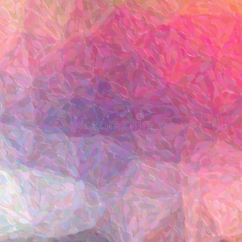 Illustration of Square Yellow, Red and Blue Long Dots Pointillism ...