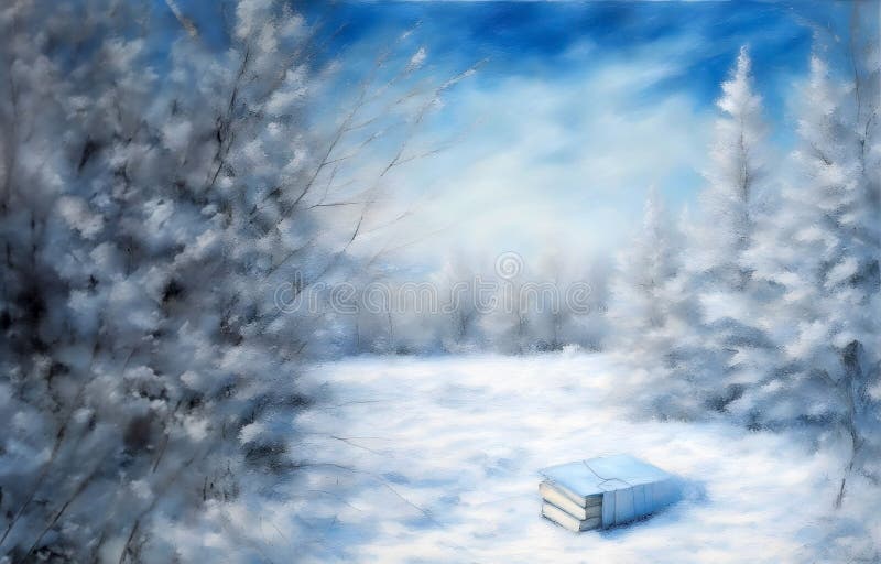 Illustration of a Boy Reading a Book in a Library with an Autumn ...