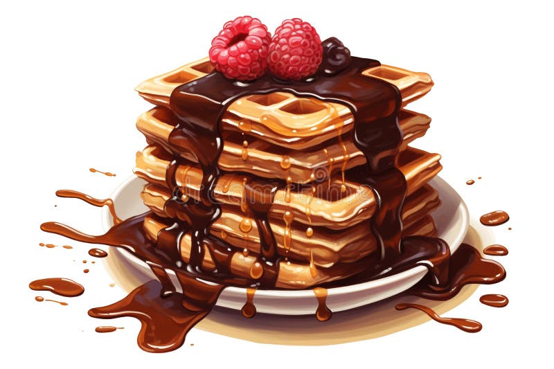 Stack Waffles Stock Illustrations – 3,692 Stack Waffles Stock ...