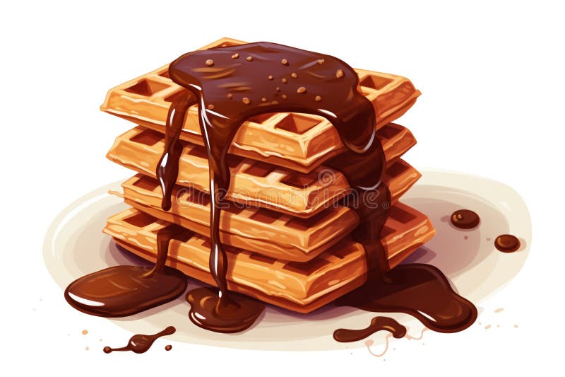 Stack Waffles Stock Illustrations – 4,769 Stack Waffles Stock ...