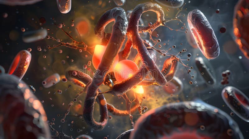 Illustration of the Stages of Cell Division. Stock Illustration ...