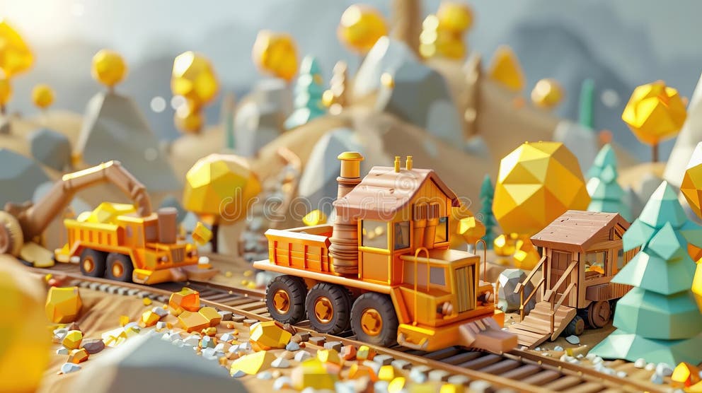 33 Illustration of the Stages of Gold Mining with Bright and Cheerful ...