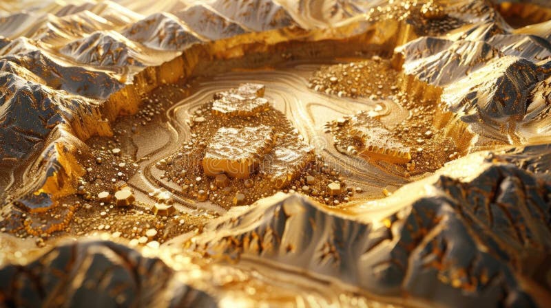 33 Illustration of the Stages of Gold Mining with Bright and Cheerful ...