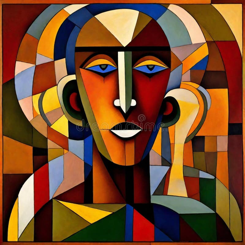 Illustration of the Face of a Monkey in a Stained Glass Window Stock ...